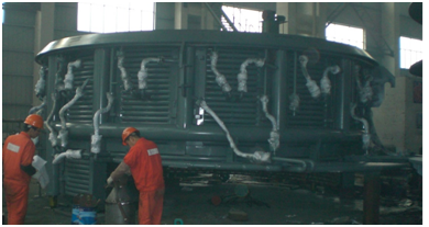 EAF upper & water-cooled lower shell factory- CHNZBTECH