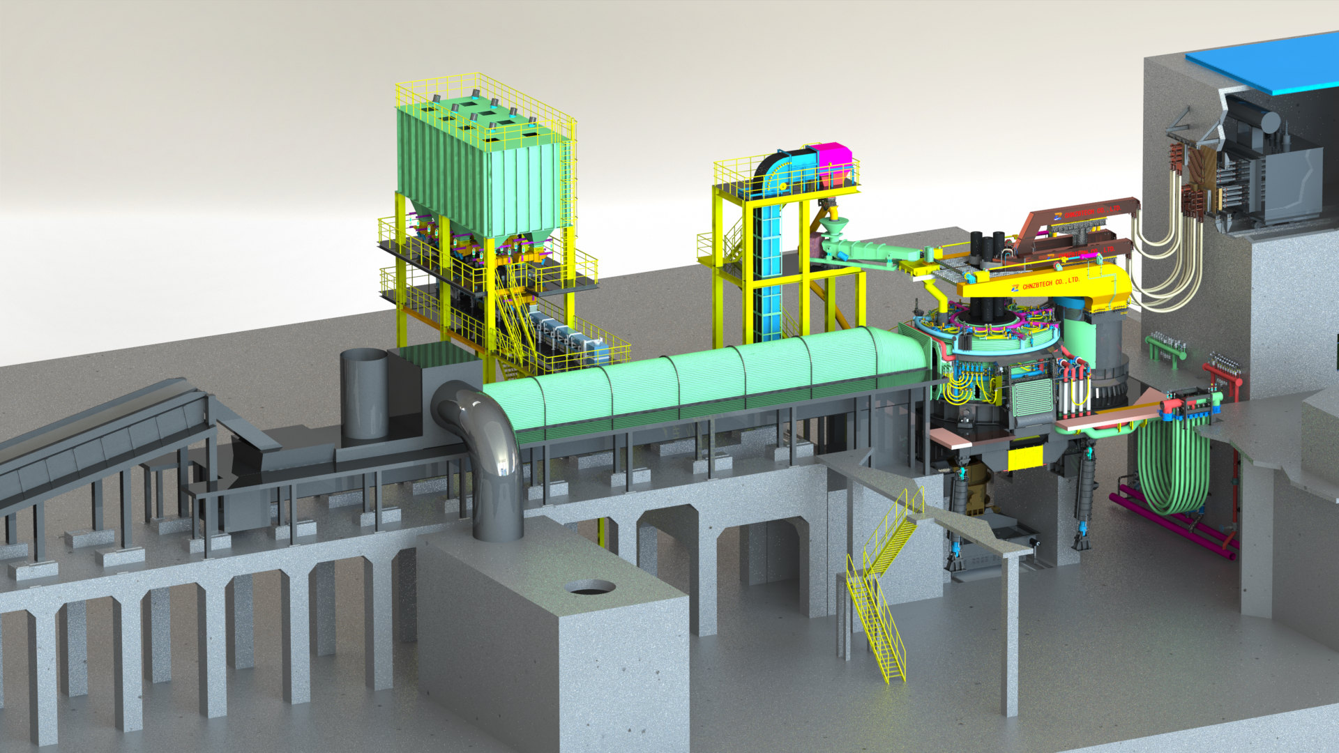 continous charging electric arc furnace supplier - CHNZBTECH